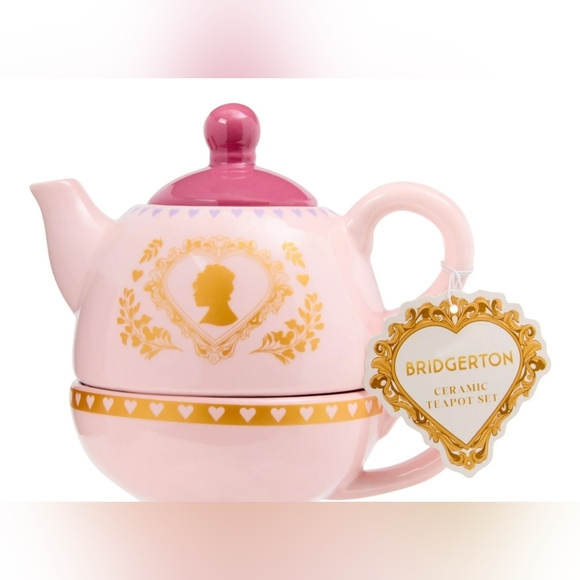 Bridgerton | Kitchen | Nwt Bridgerton Teapot And Cup Set | Poshmark